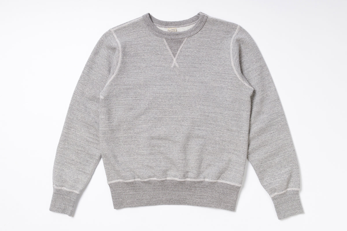BUZZ RICKSON'S - 4-Needle Plain Sweatshirt in Grey– DOE&DOG
