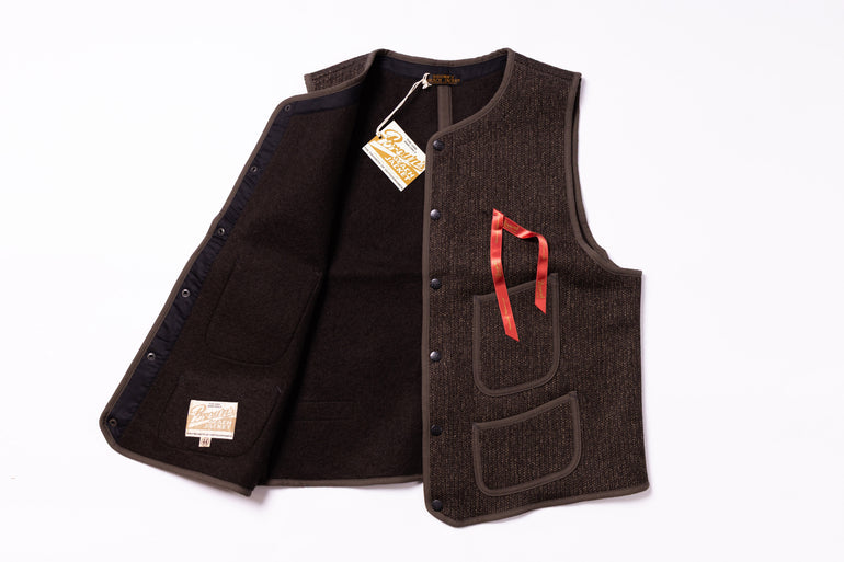 Brown's Beach Early Vest in Oxford Grey– DOE&DOG