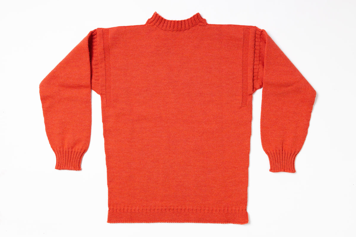 GUERNSEY WOOLLENS - Traditional Guernsey in Breton Red– DOE&DOG