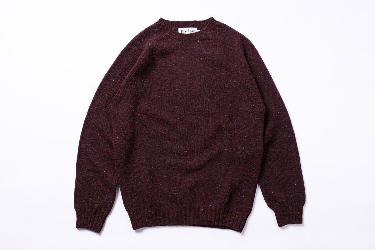 HARLEY OF SCOTLAND - Glenugie Nep Crewneck Sweater in Lewis– DOE&DOG