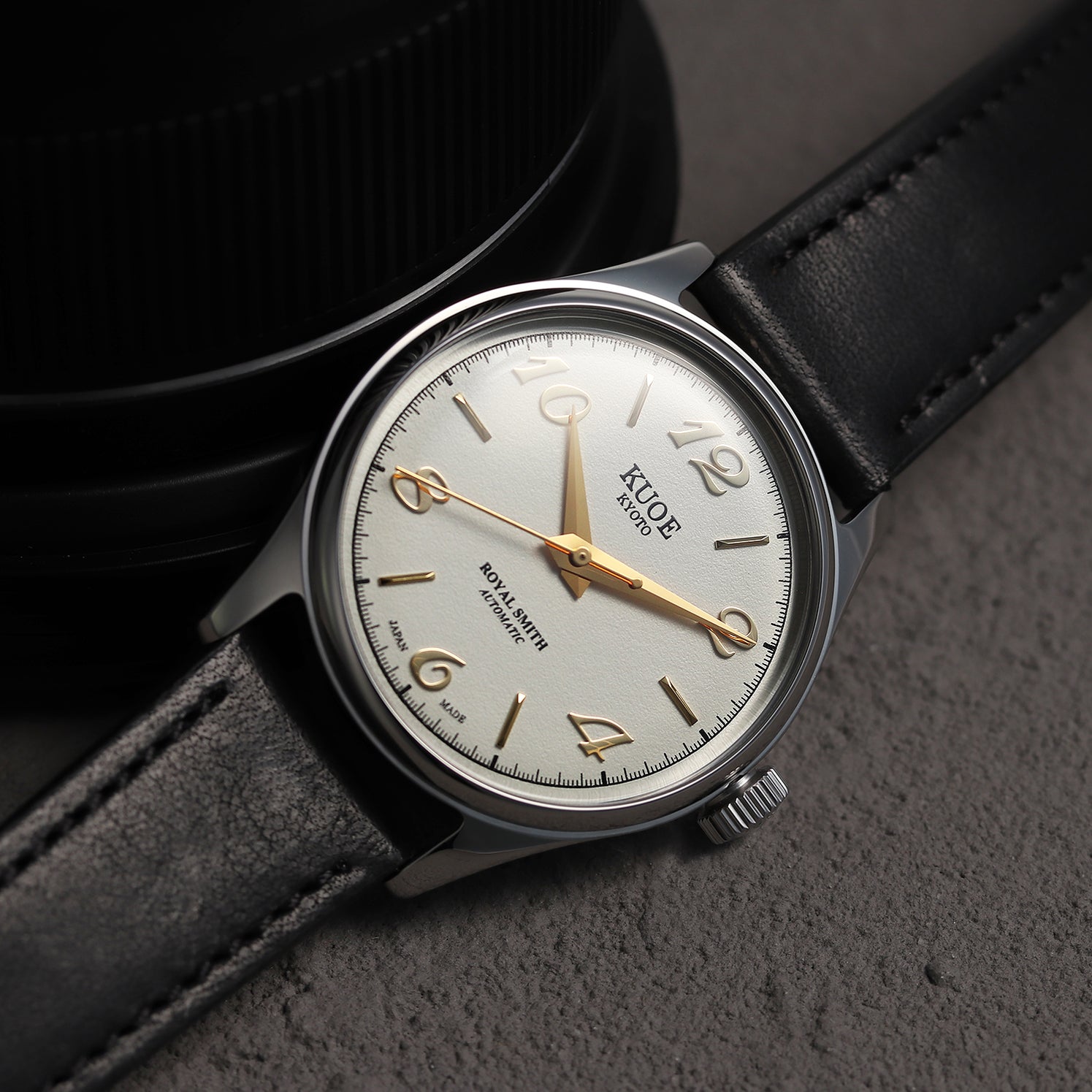 KUOE Royal Smith 90-006 Black Italian Leather– DOE&DOG