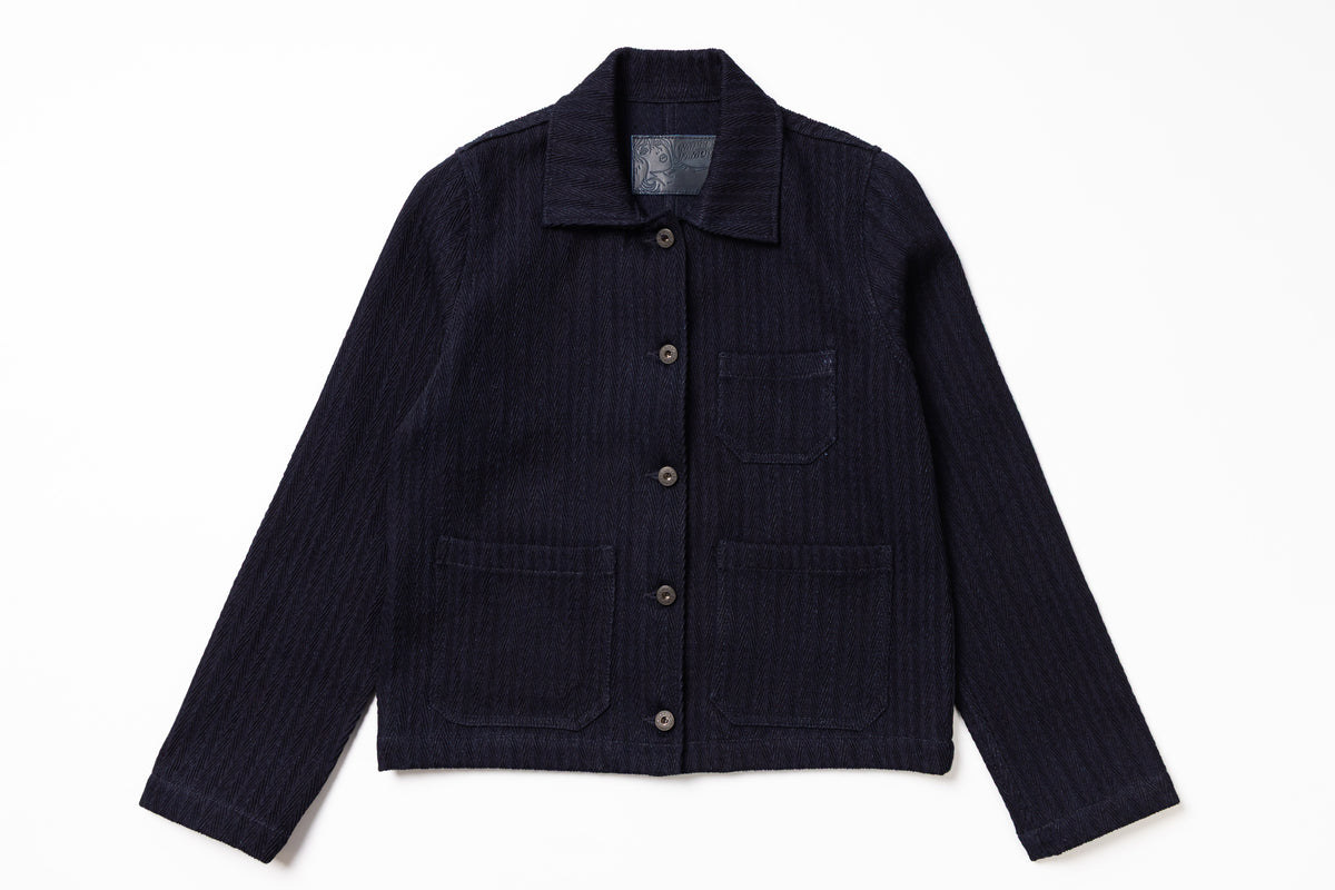 NAKED & FAMOUS DENIM - Ladies Gracie Jacket - Indigo Sugiaya– DOE&DOG