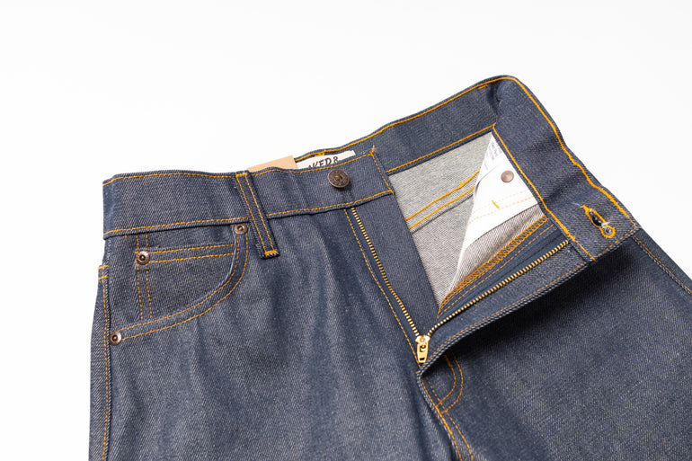 NAKED & FAMOUS DENIM - Wide Wild West in Natural Indigo– DOE&DOG